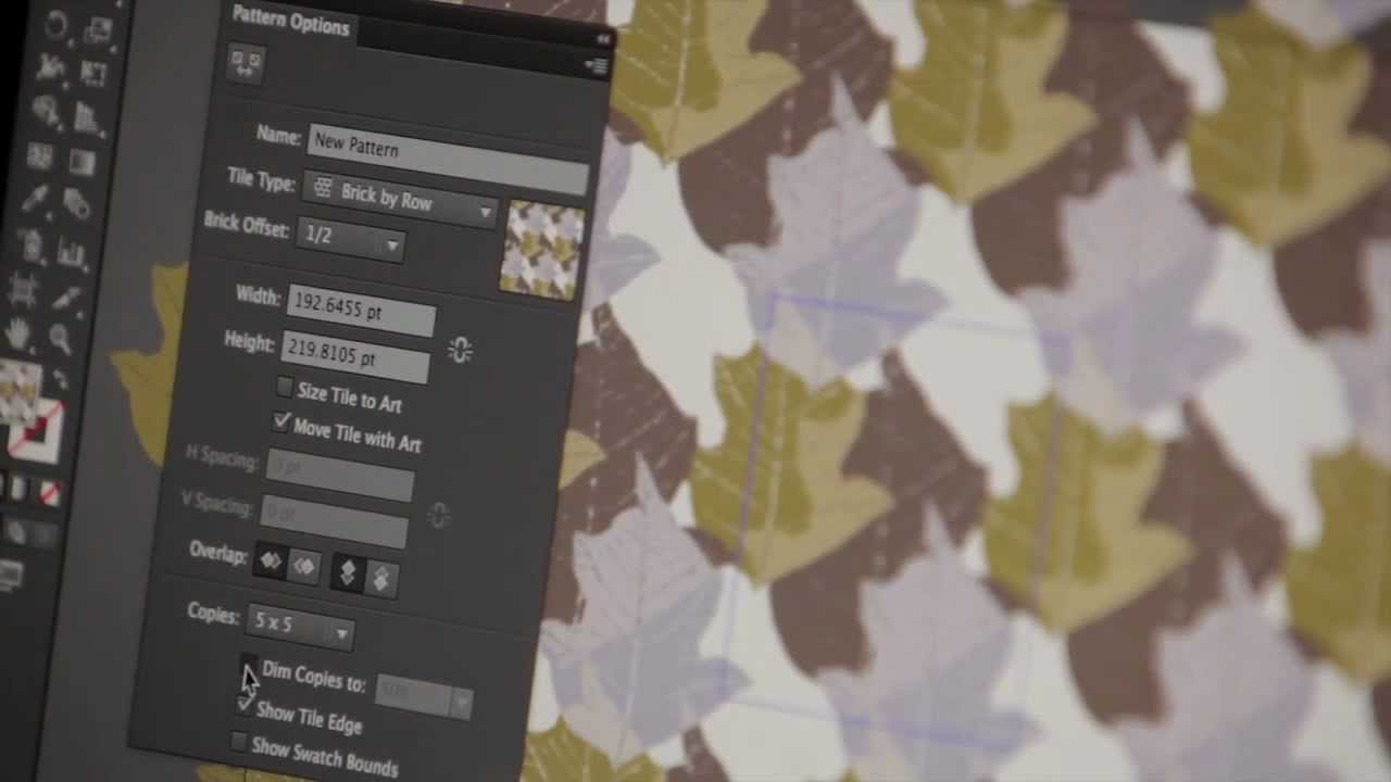 Adobe Illustrator CS6 - Pattern Creation