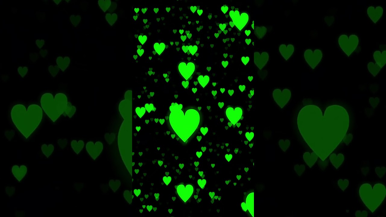 Neon Color Shift Hearts 💚 Live Wallpaper