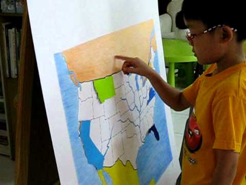 Learning the USA map