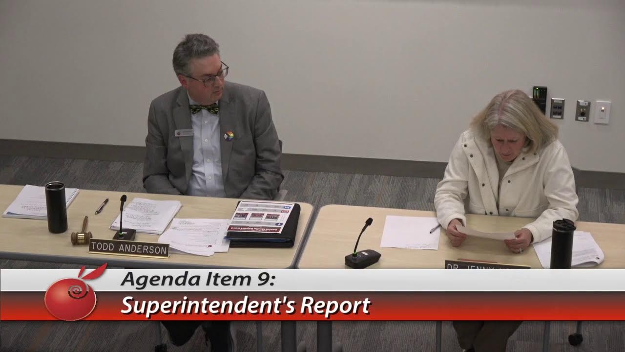 April 9, 2024 Regular School Board Meeting.