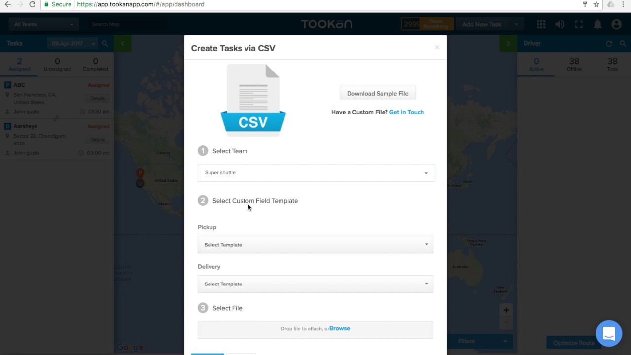 How to bulk import tasks