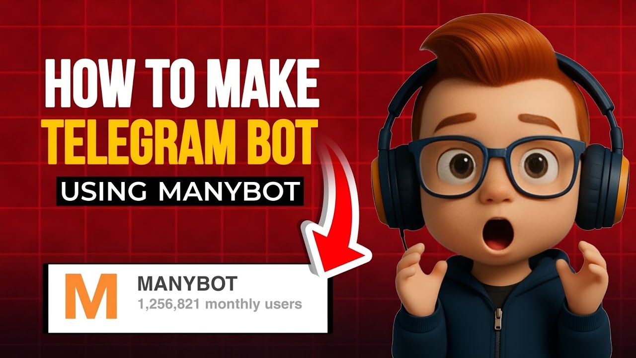 🤐 Create Telegram Bot Without Coding Using Manybot