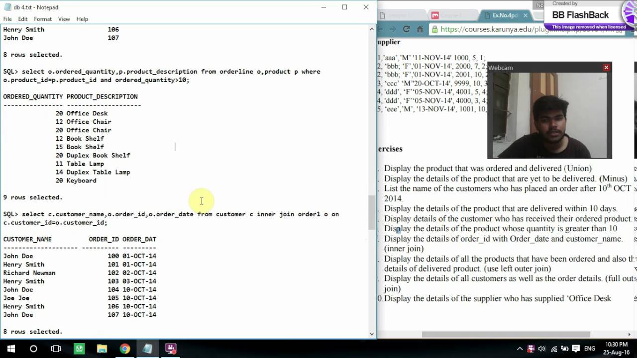 DBMS LAB || Experiment-4