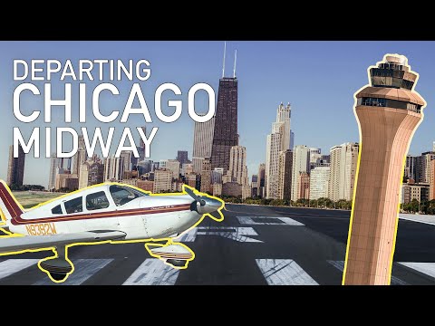 UNCUT IFR Departure (in VFR) from Chicago Midway Airport