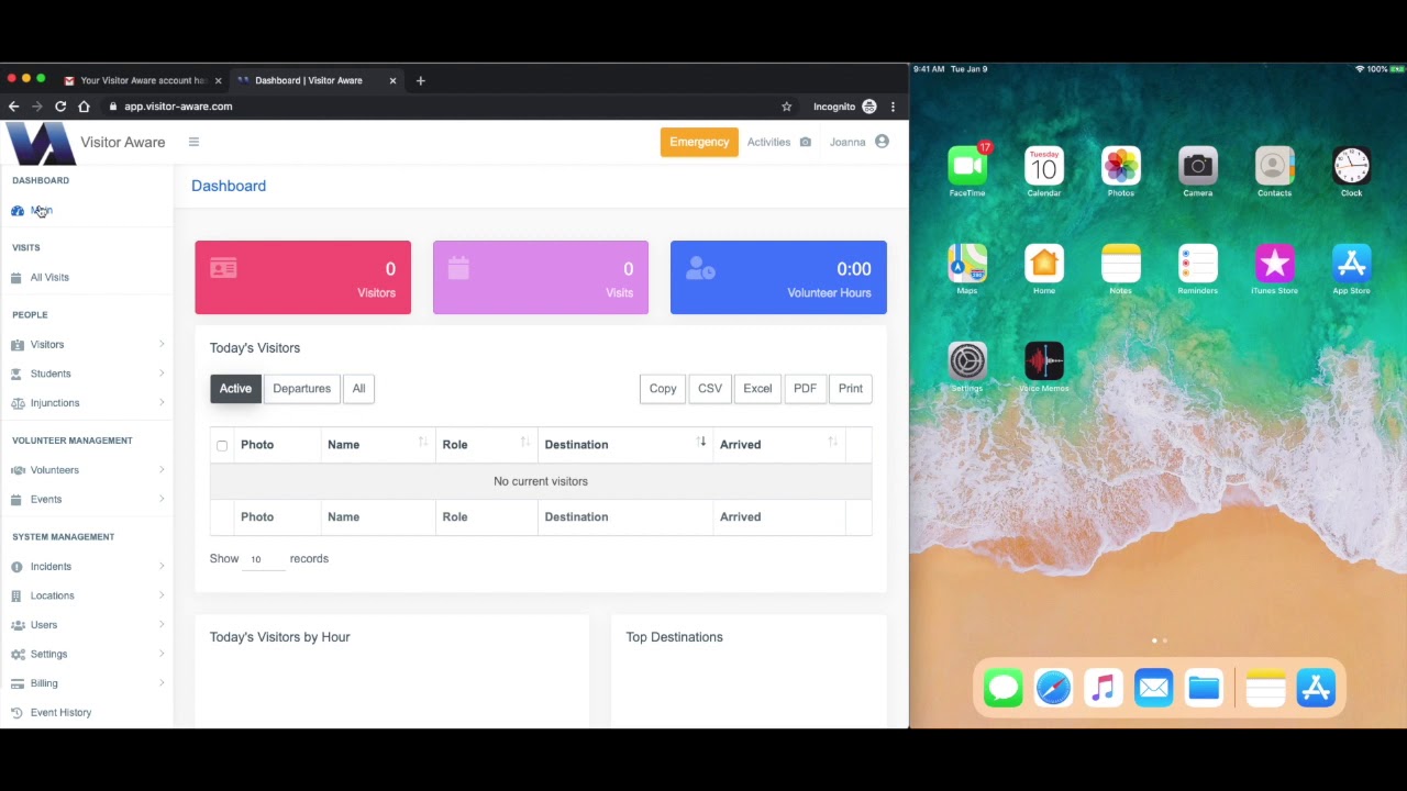 Visitor Aware: School Visitor Management Setup Takes Under 5 Minutes!