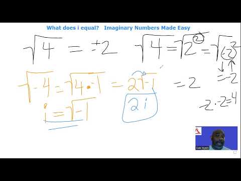 What does i equal? imaginary numbers Made Easy. Simple Explanation.