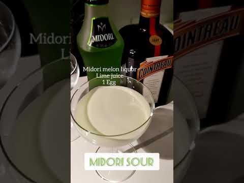 Midori Sour - Japanese melon liquor
