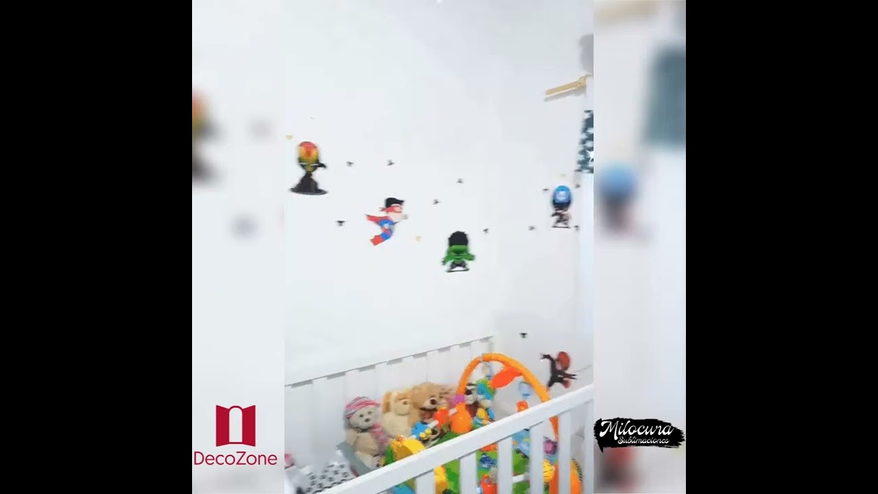 Vinilos Infantiles Decorativos Super Héroes Marvel Stickers calcomanías