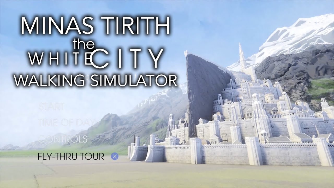 MINAS TIRITH Walking Simulator ~ AMAZING Terrain Reference