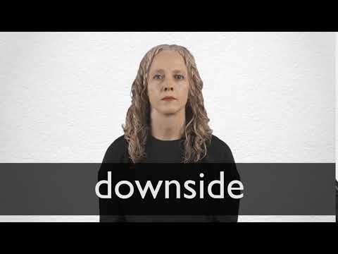 DOWNSIDE definition and meaning | Collins English Dictionary
