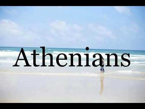 How To Pronounce Athenians🌈🌈🌈🌈🌈🌈Pronunciation Of Athenians