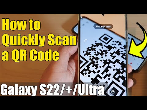 Galaxy S22/S22+/Ultra: How to Quickly Scan a QR Code