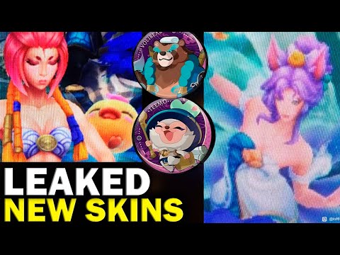 LEAKED Spa Day Skins - Ahri, Yunara, Sona, Teemo & Voli - League of Legends