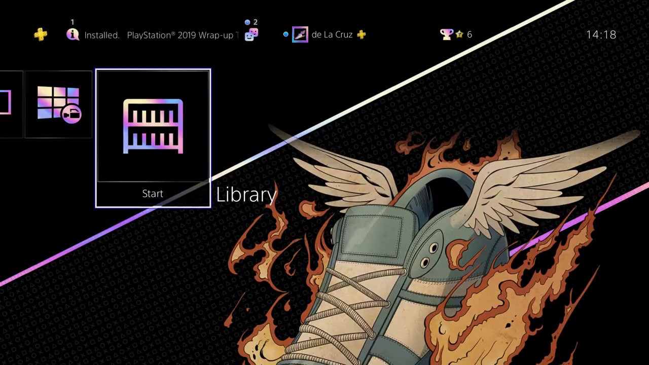 Playstation 2019 Wrap-up PS4 Dynamic Theme and Avatars for FREE!!