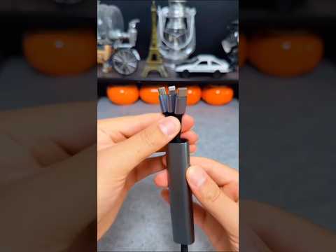 3-in-1 multi-charging cable with Type-C, Micro USB, and Lightning connectors