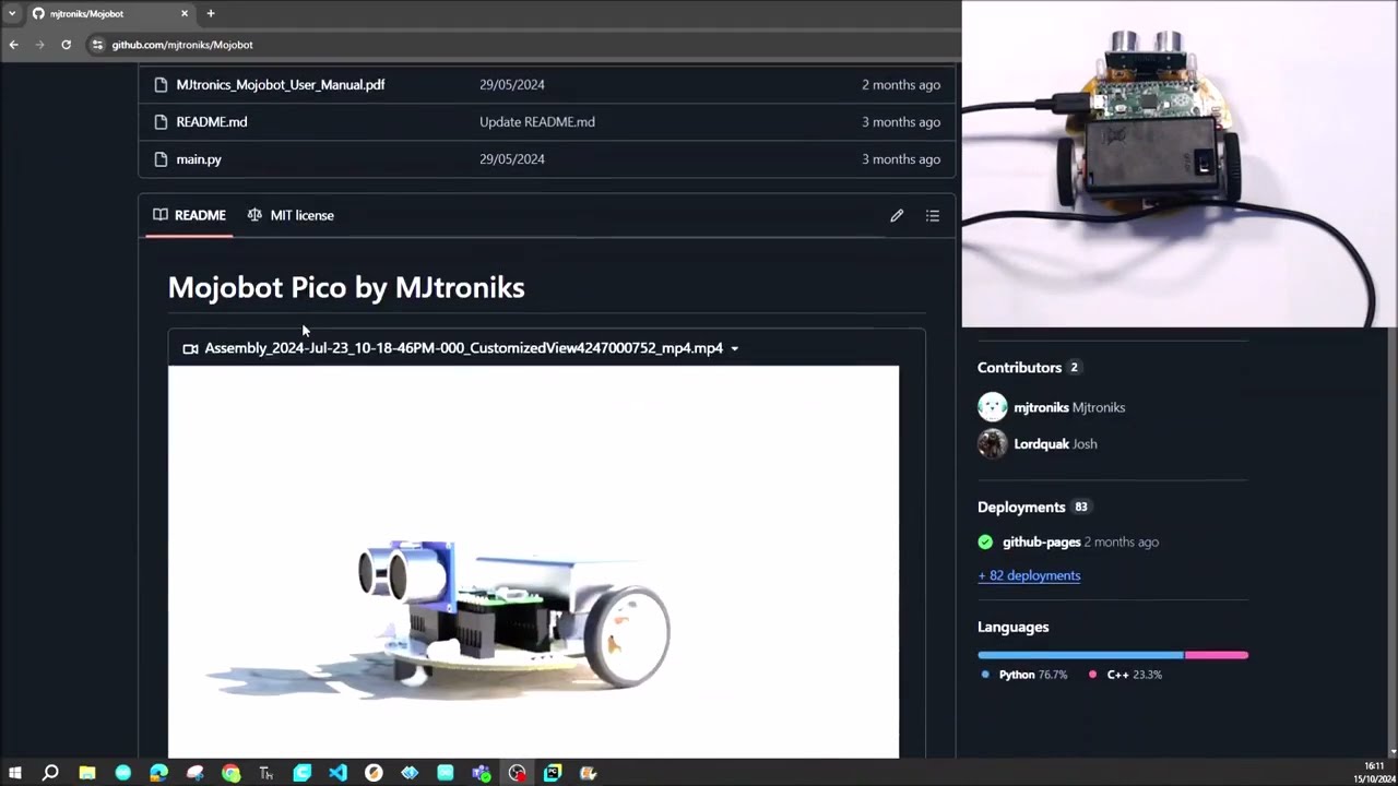 Getting Started with Mojobot Pico: MicroPython LED Blink Tutorial Using PyCharm
