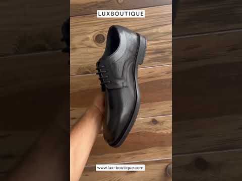 Dolce & Gabbana Elegant Black Calfskin Leather Derby Shoes