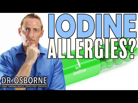 Iodine is essential to your health (and you're NOT allergic to it)!
