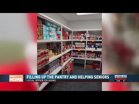 Local Office on Aging Needs Your Help Stocking Shelves for Emergency Food Pantry