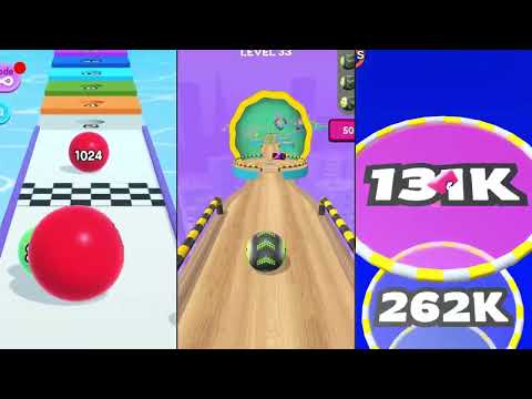 Going Balls vs Ball Run 2048 vs Jelly Run 2048 Gameplay Comparison (Part-4)