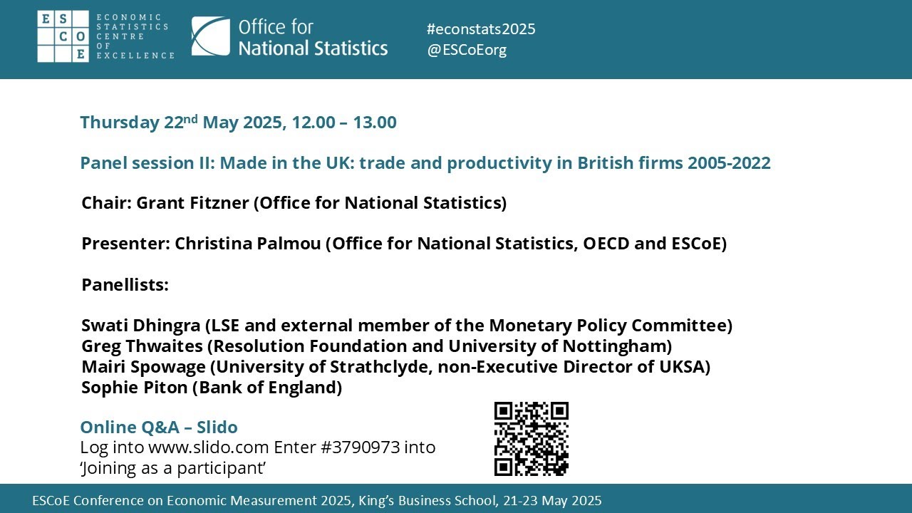ESCoE Conference 2025: Panel session 2
