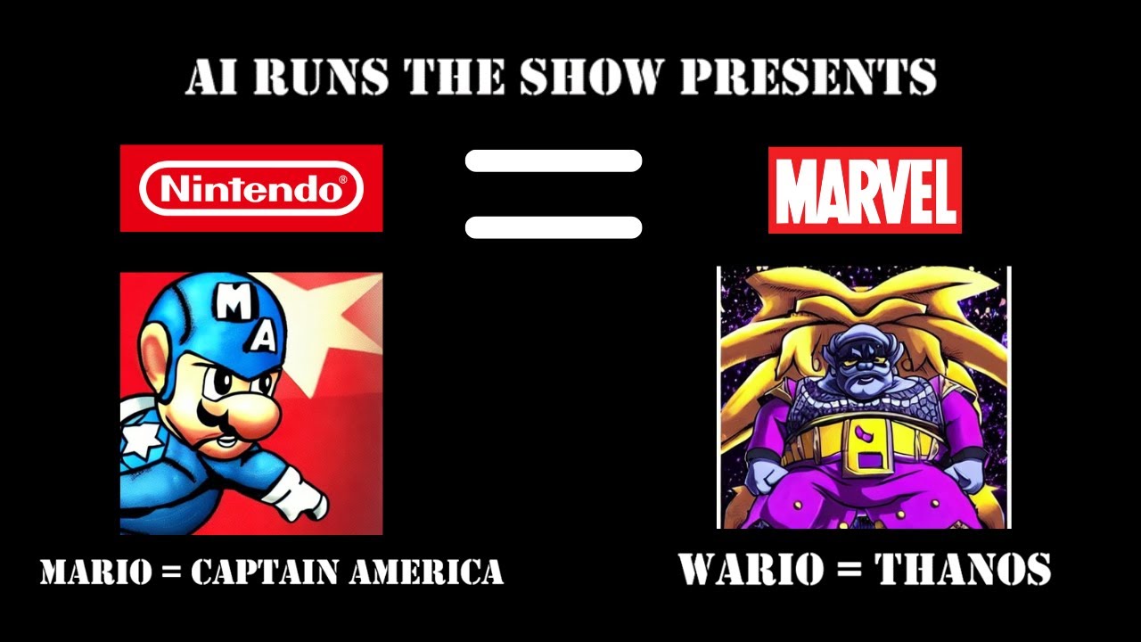 Nintendo + Marvel AI Image Generator Mashup