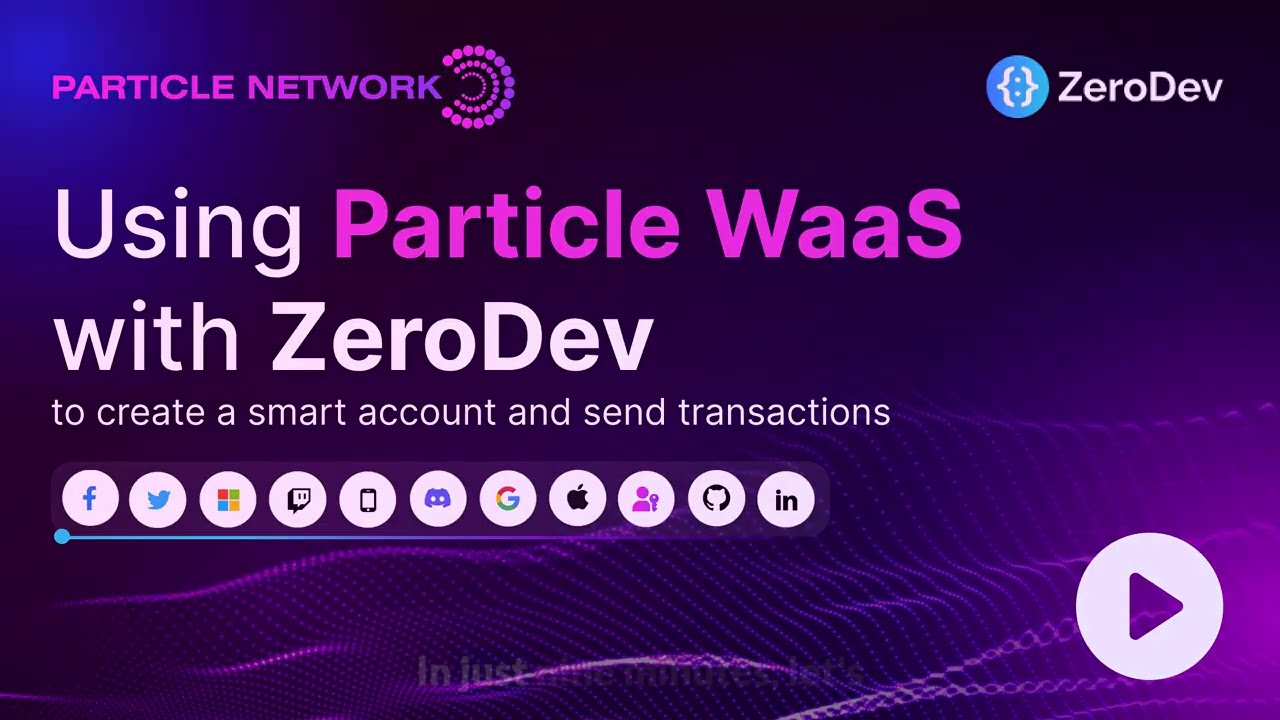 Streamlining Onboarding with MPC-TSS via Particle Network & ZeroDev Integration