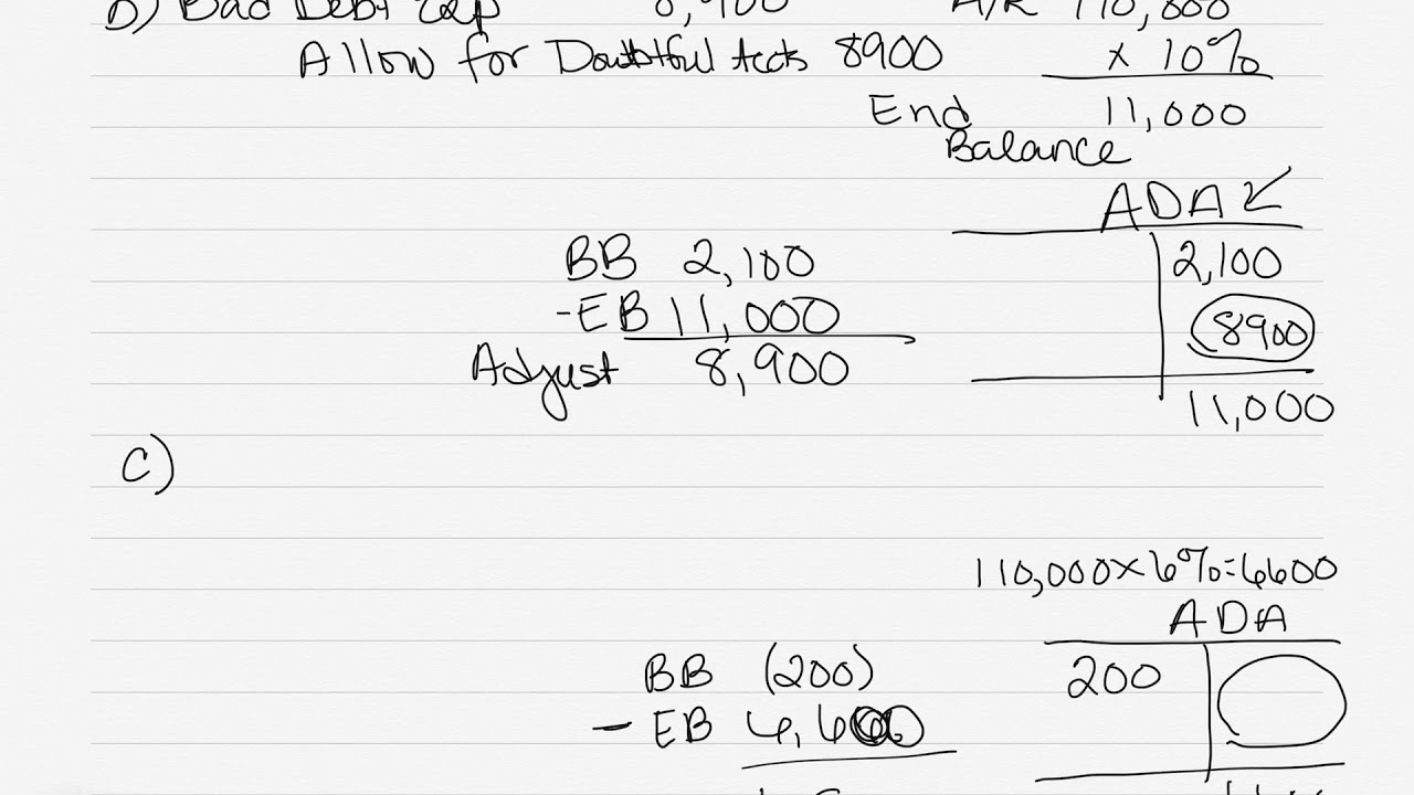 ACC 101 Chapter 8 In Class Assignment