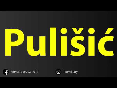 How To Pronounce Pulisic