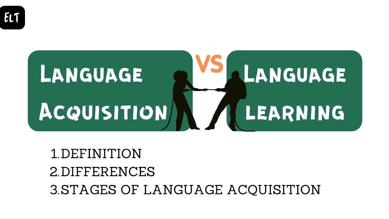 Language Acquisition and Language Learning in ELT | Definition & Difference | MA/ Ba/ NET #pedagogy