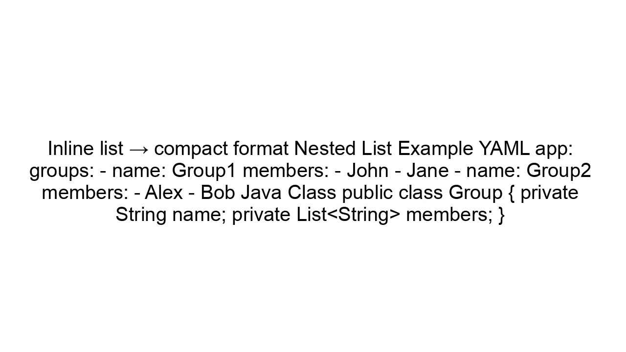 Spring Boot YAML List Configuration Explained | application.yml Tutorial
