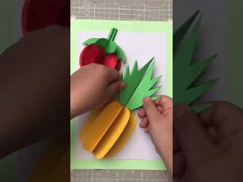Paper Fruits arts and crafts