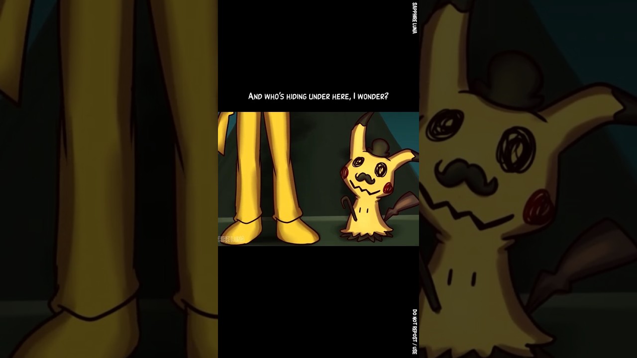 Don't look under Mimikyu's sheet! #pokemon #halloween
