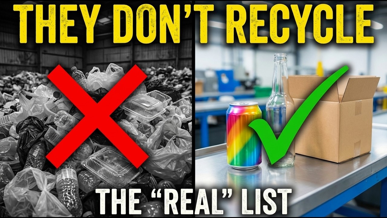 The Only 4 Materials You're Actually Recycling (The Real List They Hide)