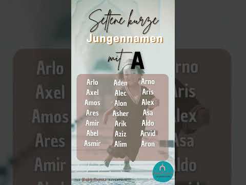 🅰️✨ Die süßesten kurzen Jungennamen mit A! Deine tägliche Namensinspiration für dein Baby!