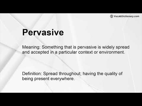 Pervasive Meaning