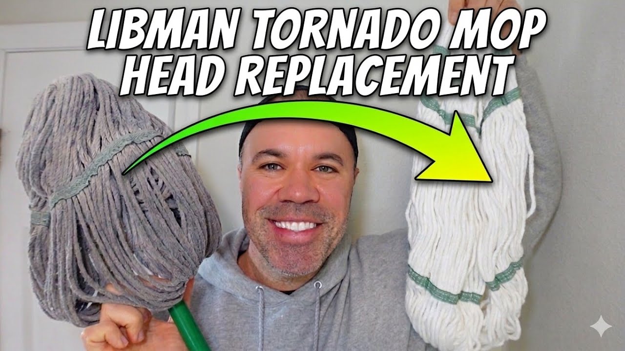 How to Replace Libman Tornado Mop Head Fast (Twist Mop)