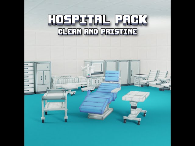 Modern Hospital Furniture Pack Minecraft Texture Pack
