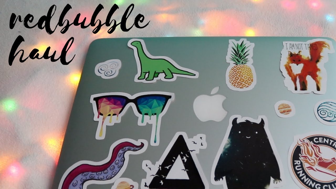 REDBUBBLE STICKER HAUL 2.0