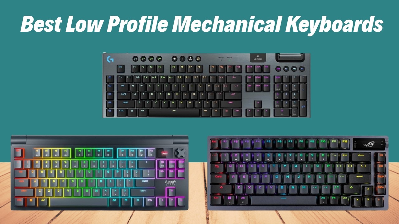 [Top 6] Best Low Profile Mechanical Keyboards in 2026