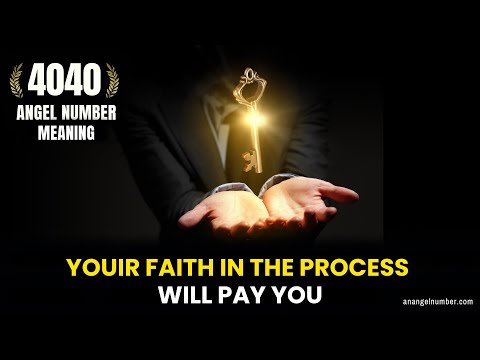 4040 Angel number meaning | 🟢 Keep your faith strong else it will ...👀