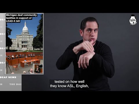 Michigan deaf community testifies in support of LEAD-K bill