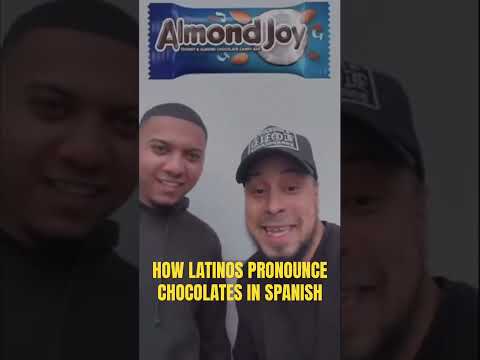 HOW LATINOS PRONOUNCE CHOCOLATES IN SPANISH 😂😂 #shorts