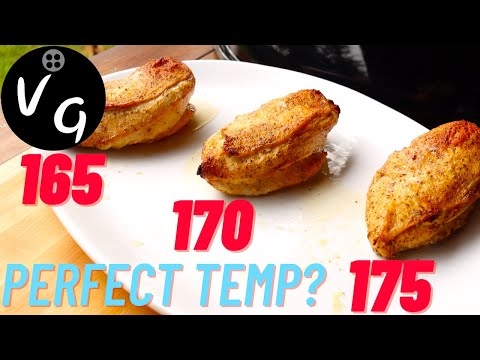 Grilled Chicken Breast Temperature Experiment - Which is the perfect Grilled Chicken Temperature?