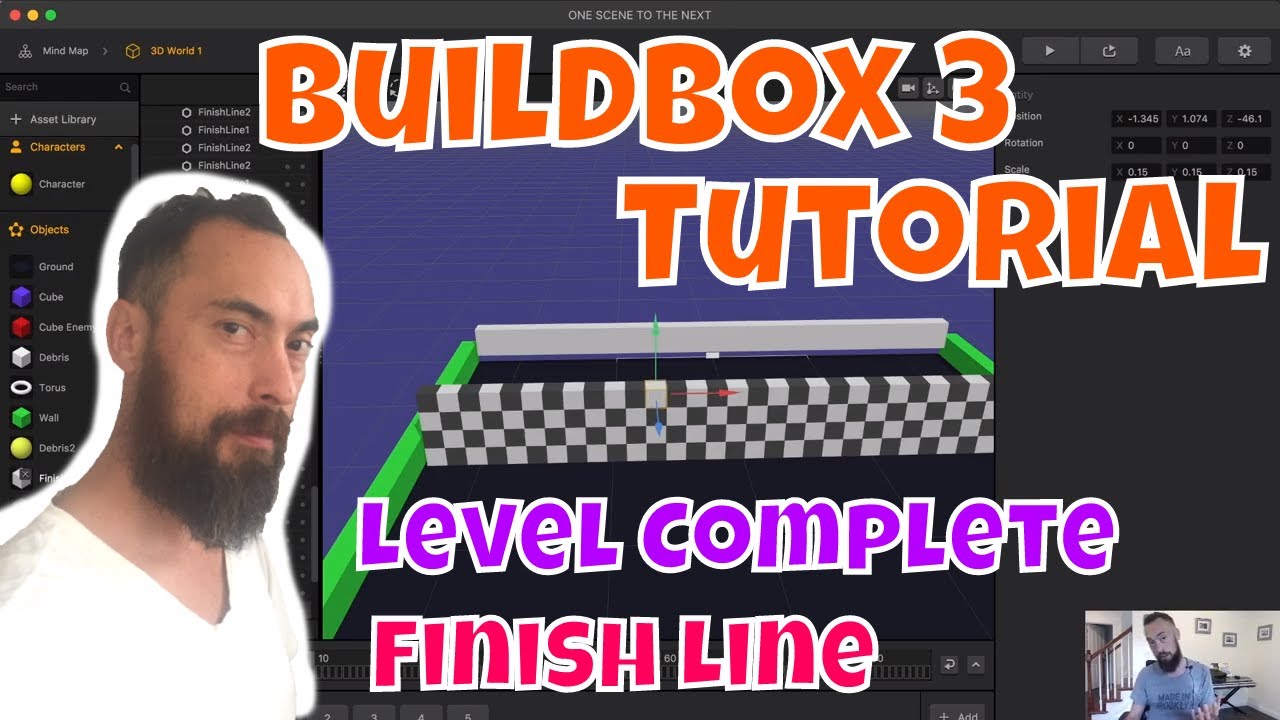 BUILDBOX 3 Tutorial How to Level Complete with Nodes and #NoCode