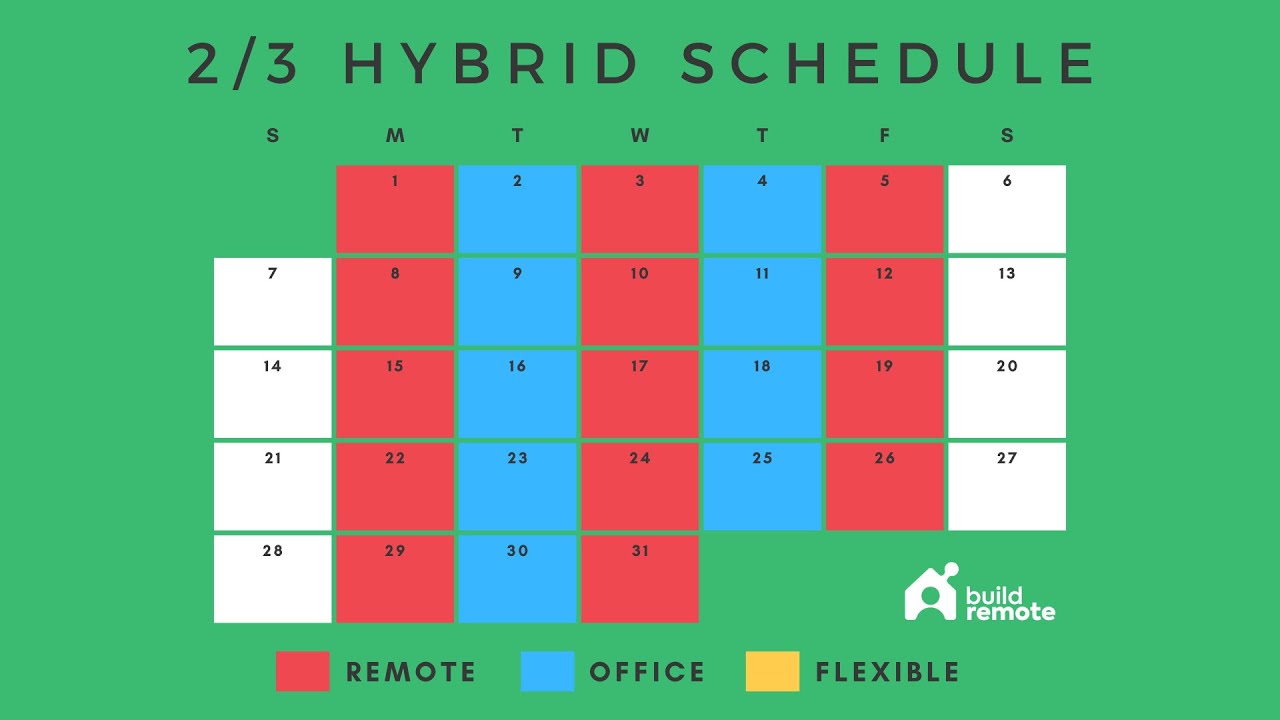 14 Hybrid Work Schedule Templates
