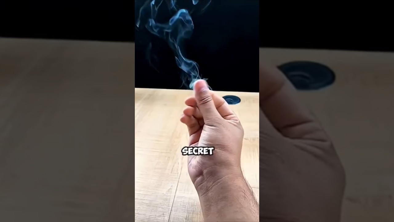 How to Make Smoke From Your Fingers - Magic Trick 😱