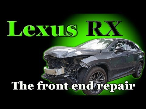 Lexus RX Wreck Is Easily Fixed by Russian Mechanic - autoevolution