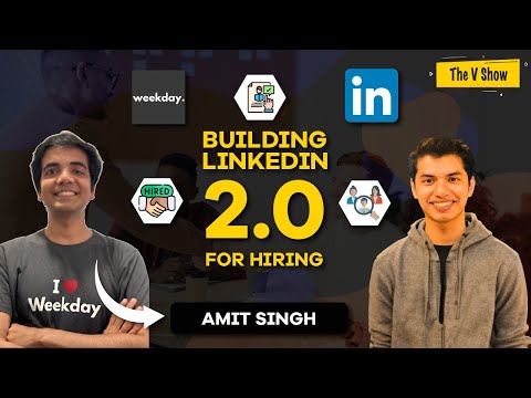 Building Linkedin 2.0 for Tech Hiring | Sold his previous startup to Sharechat | The V Show ft Amit