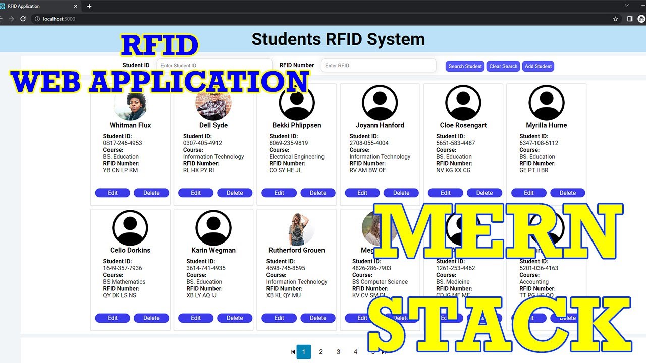 MERN Stack Tutorial (React.js and Node.js) – RFID Management System (Demo)